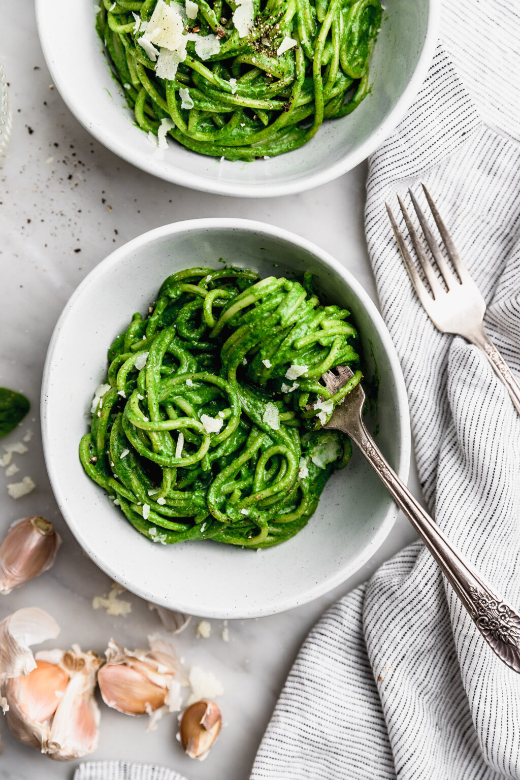 Tallarines verdes peruanos - Cravings Journal