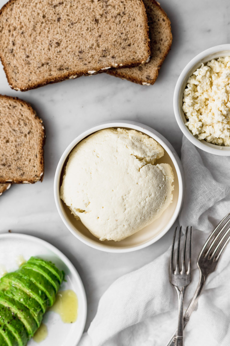 Ricotta hecha en casa - Cravings Journal