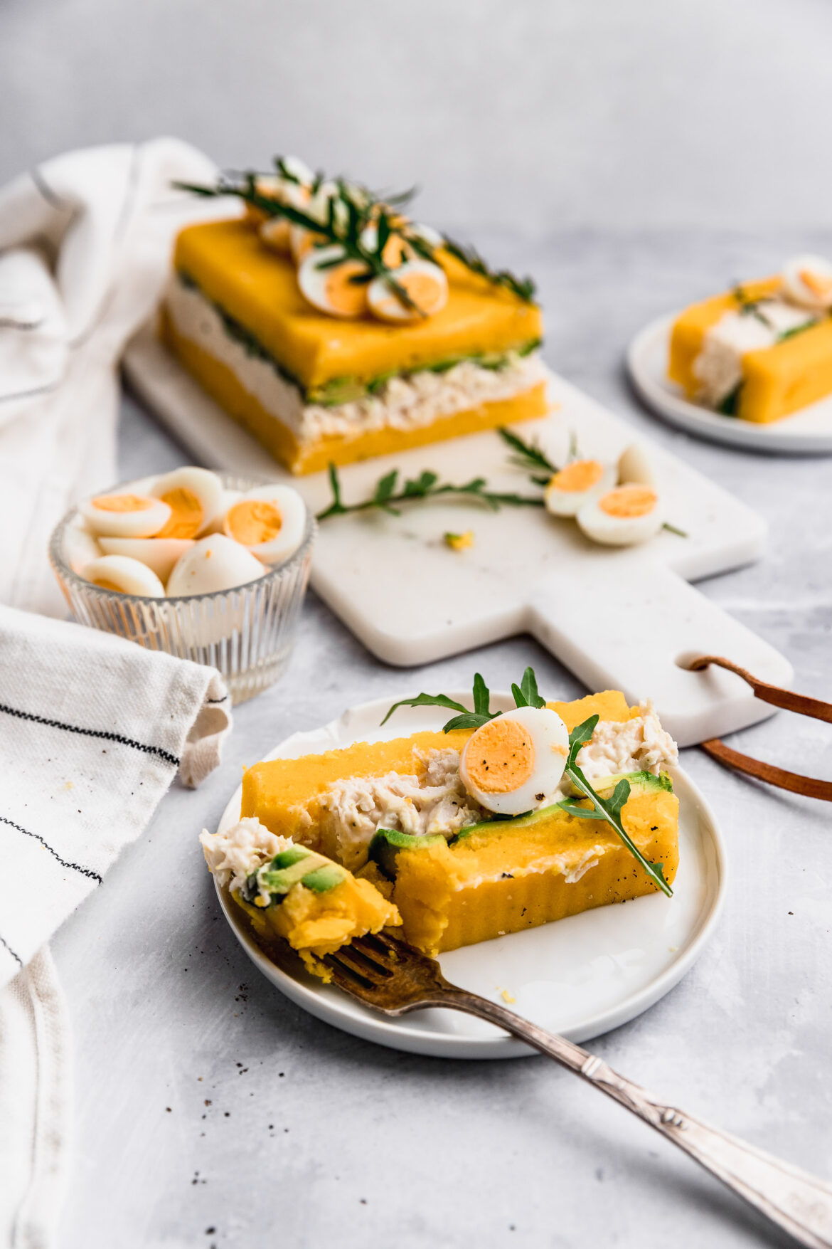 Causa limeña de pollo - Cravings Journal