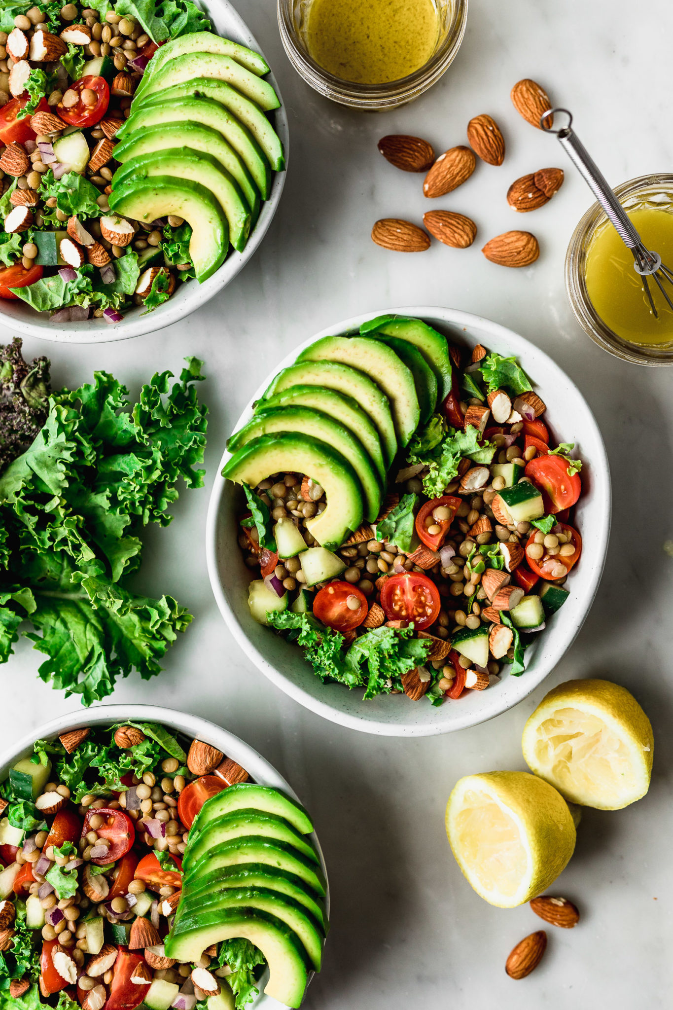 Ensalada De Lentejas Con Tomate Pepino Y Kale Cravings Journal