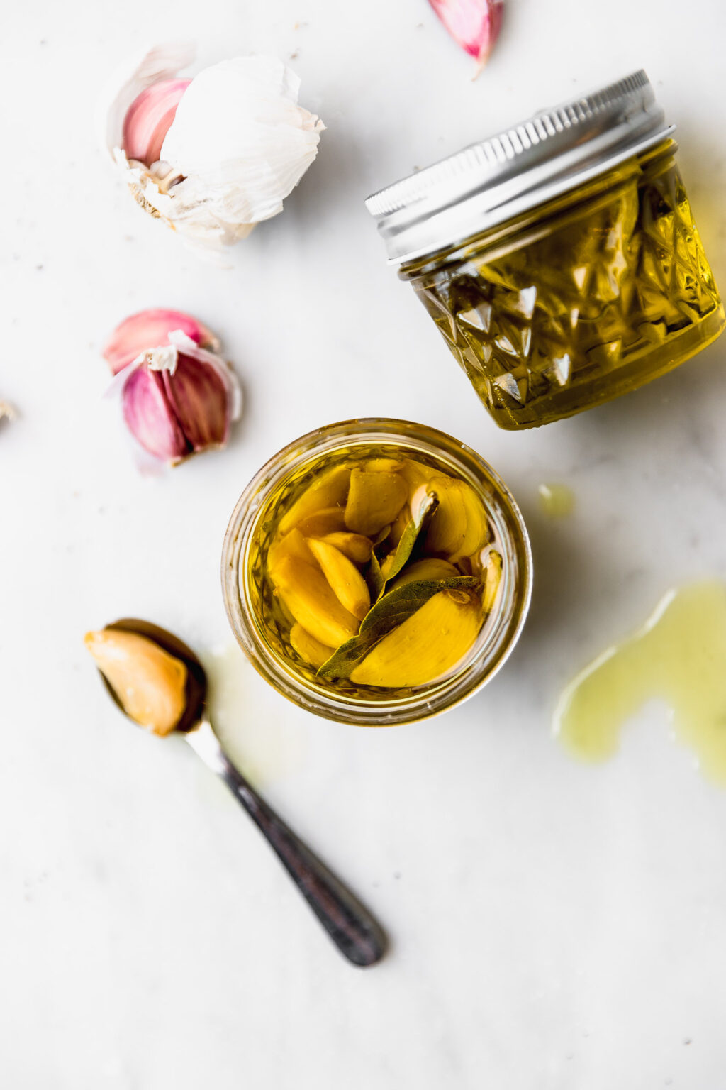 Ajo confitado fácil - Cravings Journal