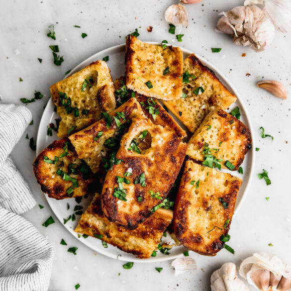 Pan al ajo épico - Cravings Journal