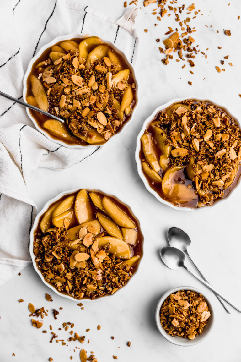 Crocante de manzana sin horno - Cravings Journal