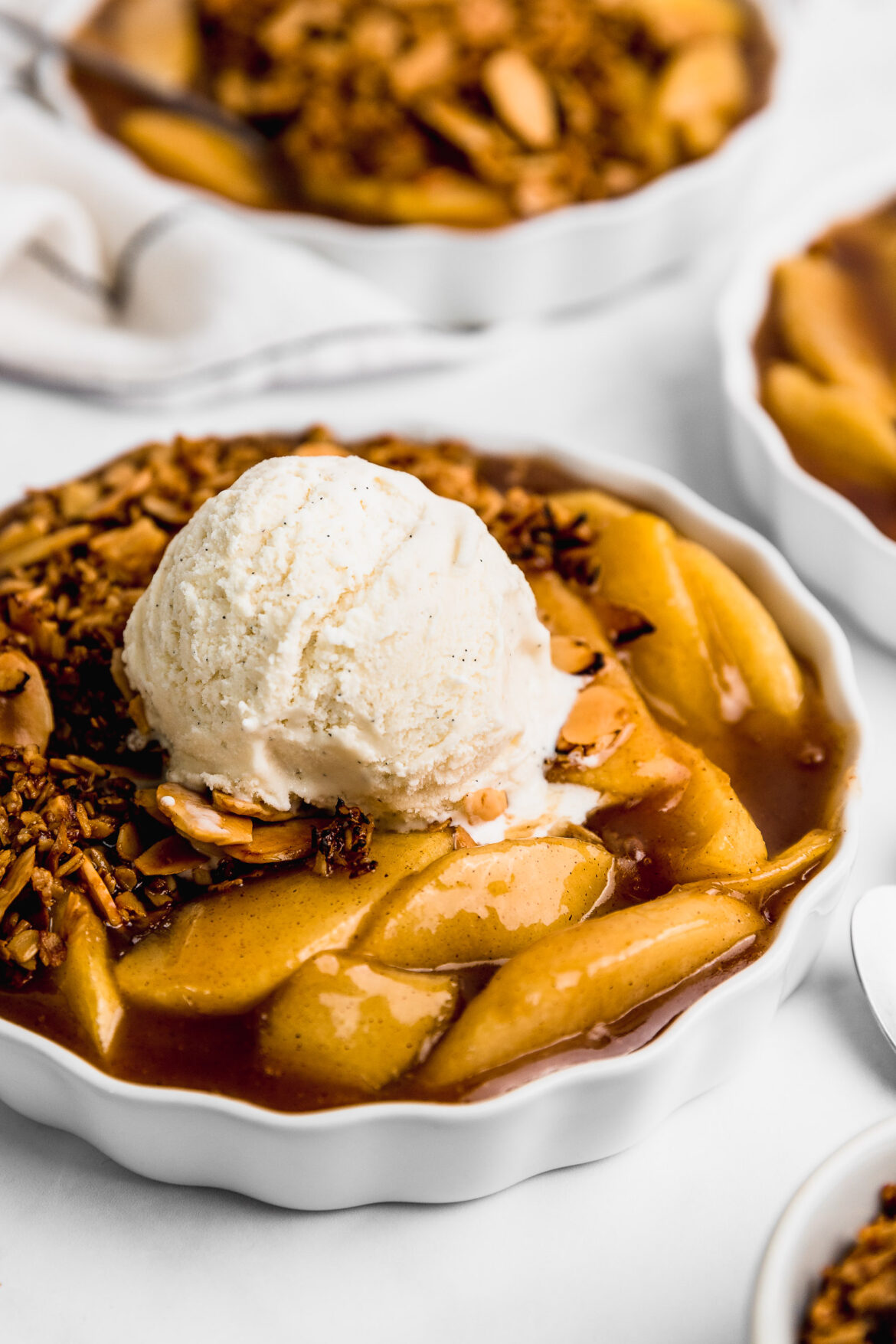 Crocante de manzana sin horno - Cravings Journal