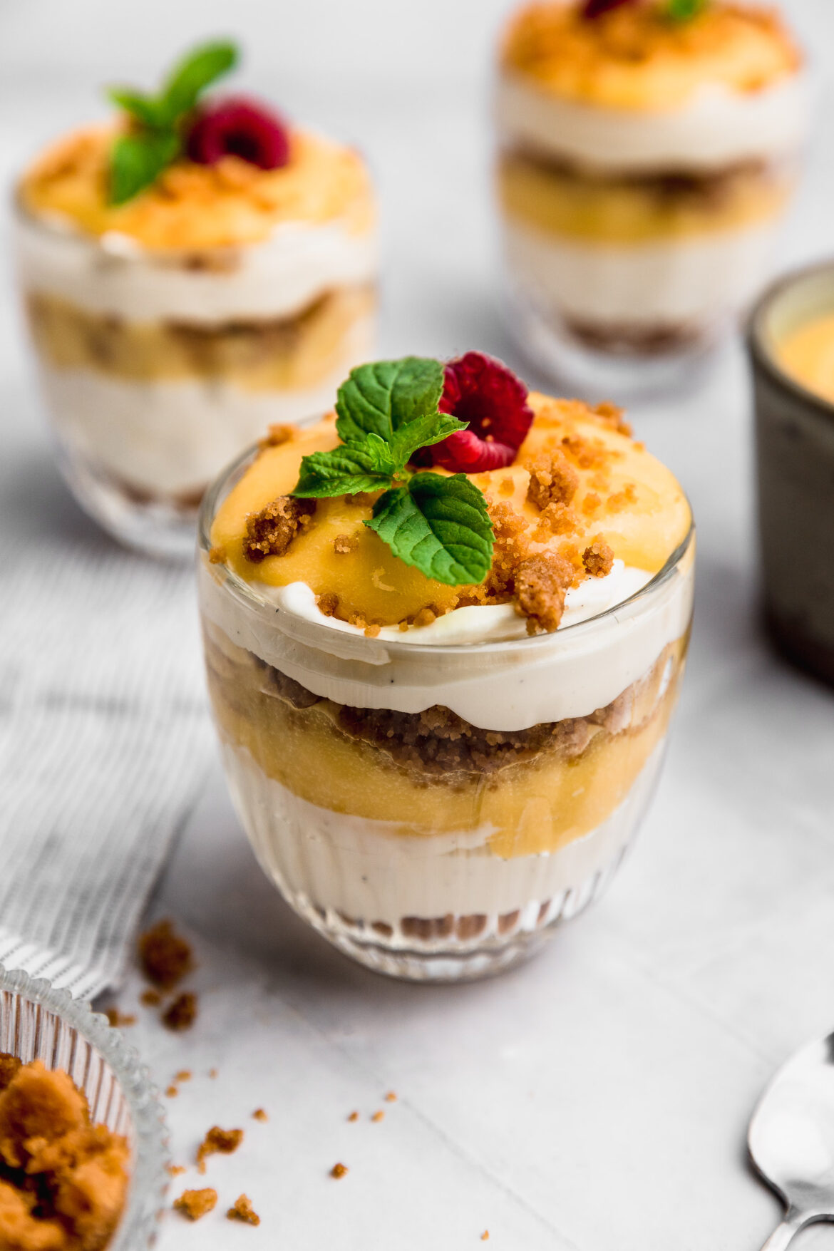 Cheesecake de limón en vasitos - Cravings Journal