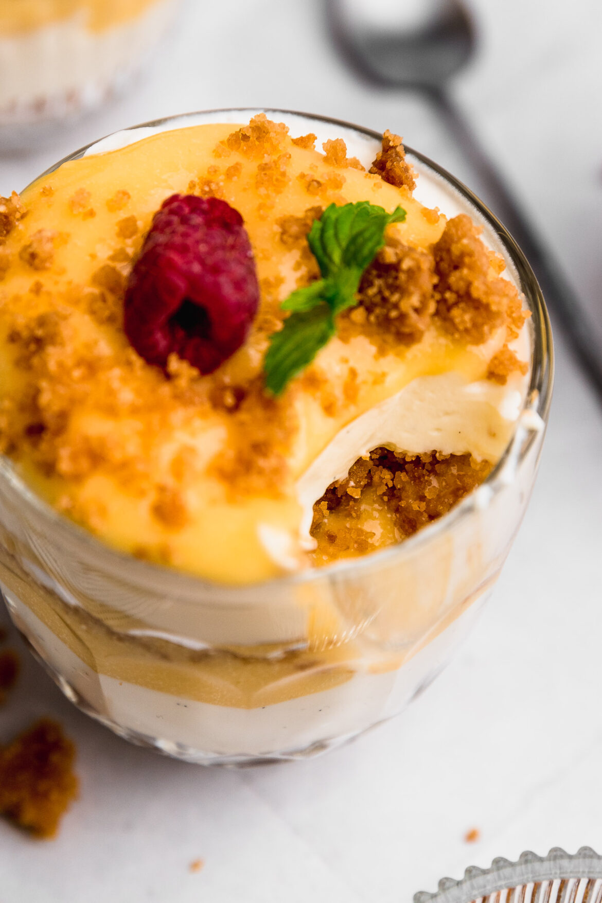 Cheesecake de limón en vasitos - Cravings Journal
