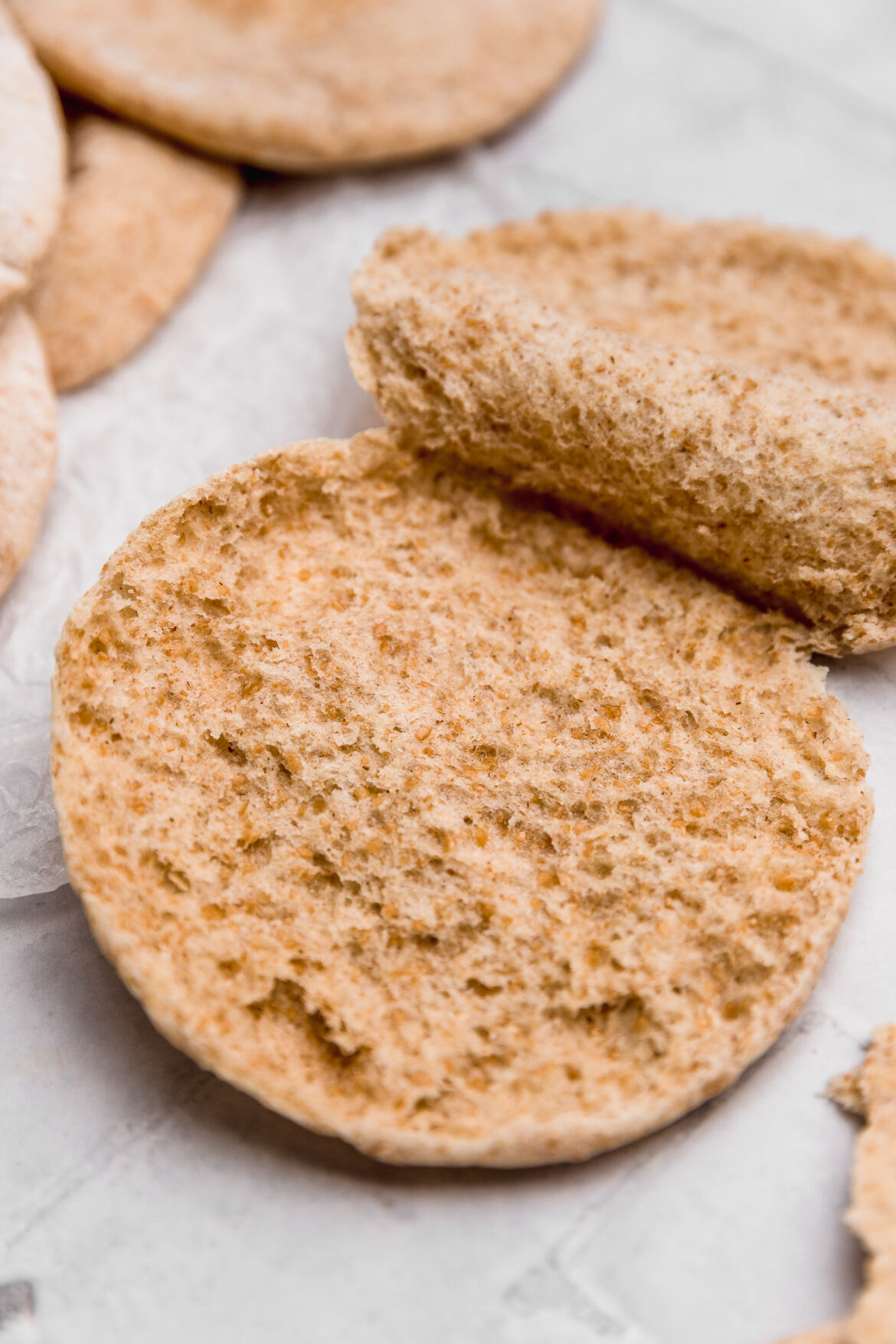 Pan pita integral (pan árabe integral) - Cravings Journal