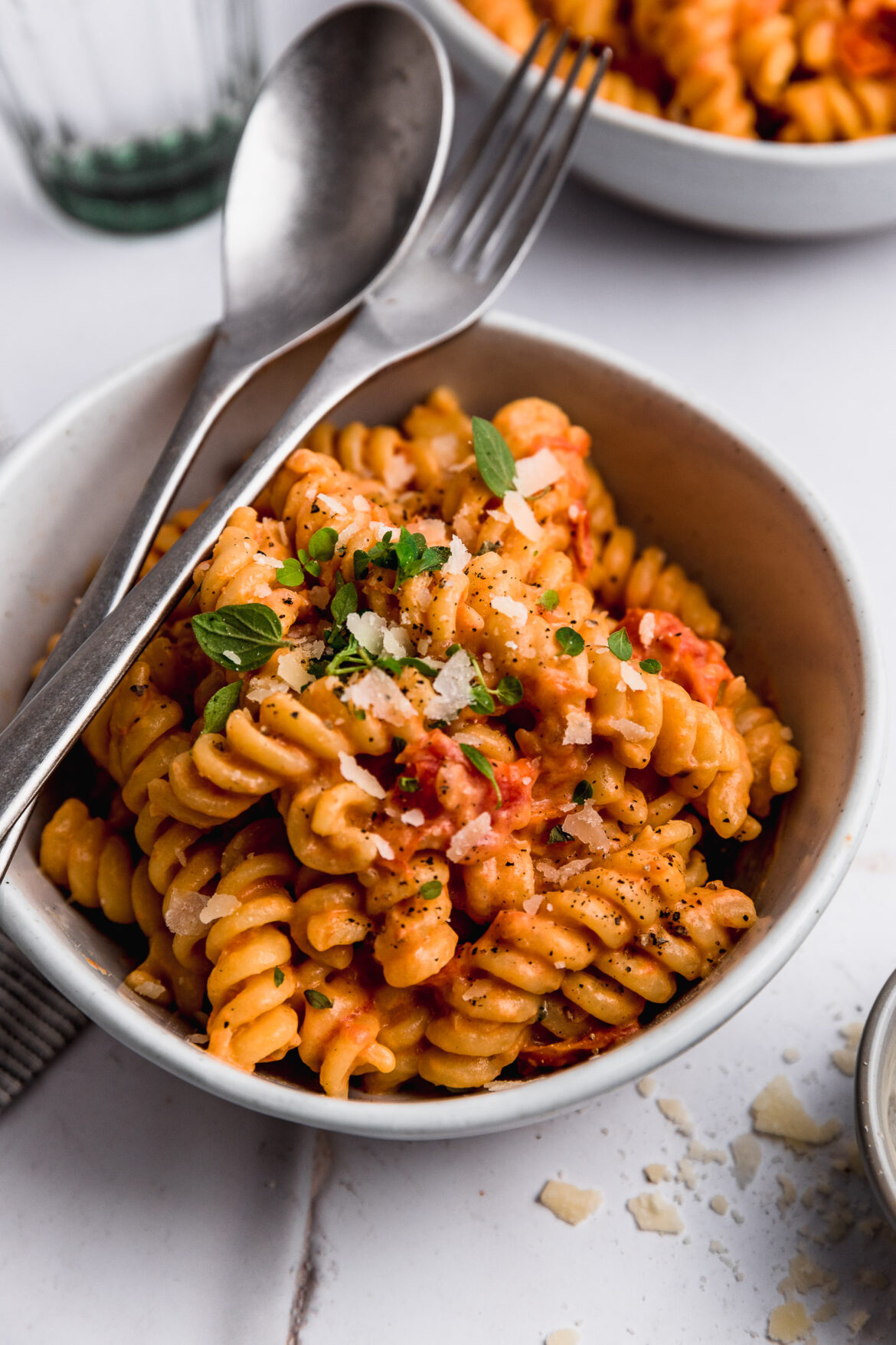 Pasta con salsa cremosa de tomate - Cravings Journal
