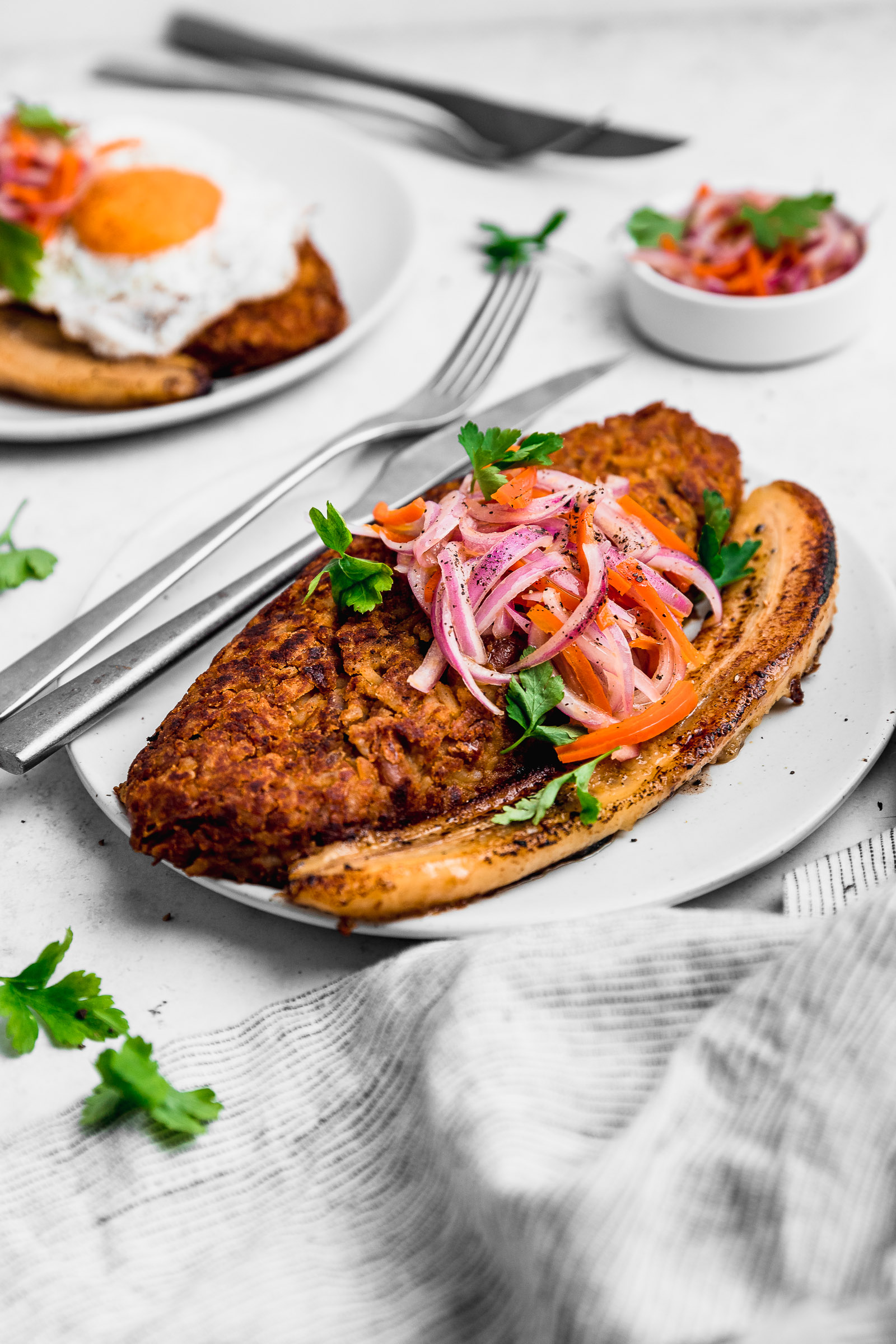 Tacu Tacu - Receta Peruana de frejoles y arroz - Cravings Journal