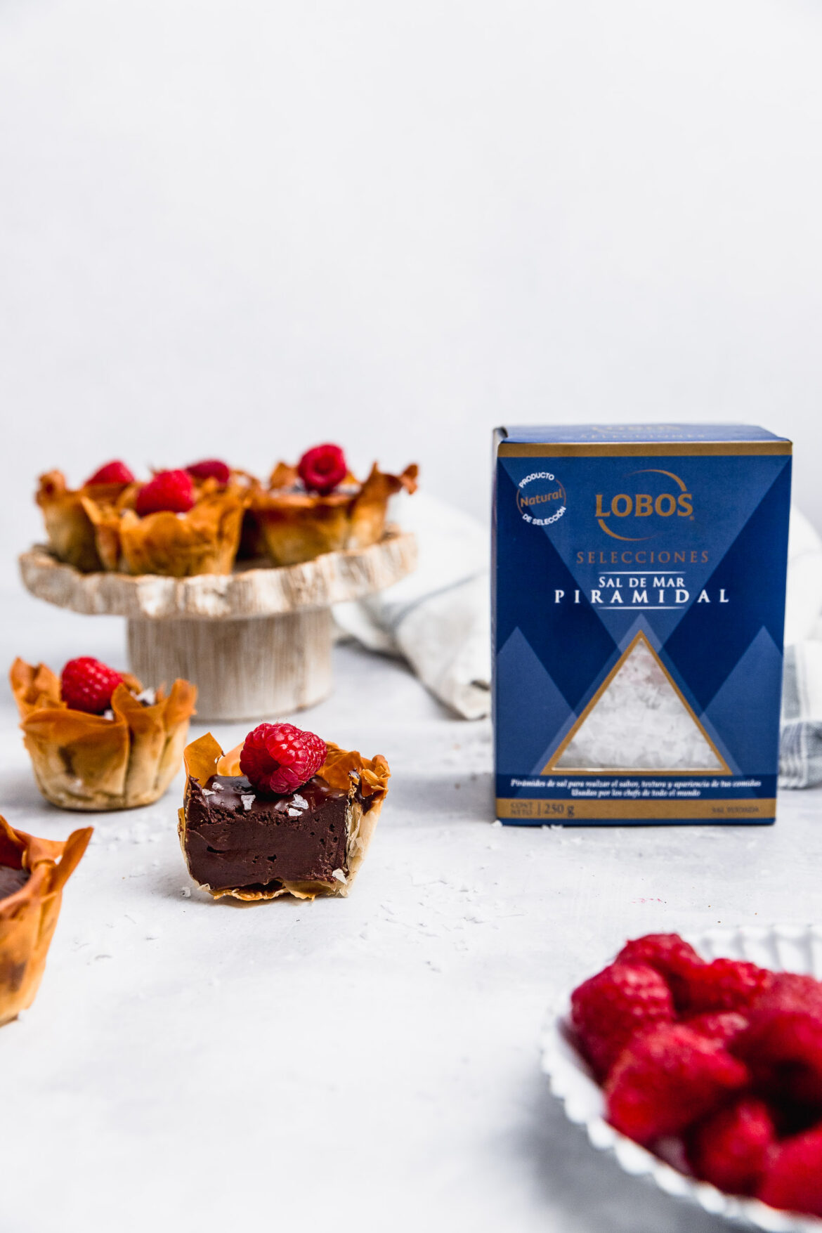 Mini tartas de ganache de chocolate - Cravings Journal