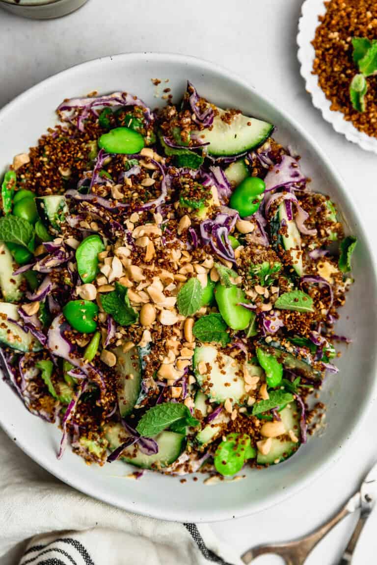 Ensalada de quinua crocante - Cravings Journal